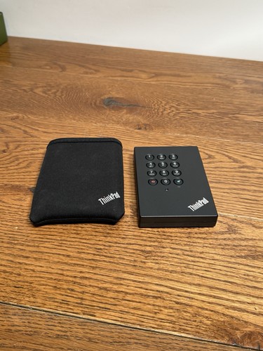 Lenovo ThinkPad 1TB External Hard Drive USB 3.0 Secure Keypad Password ...