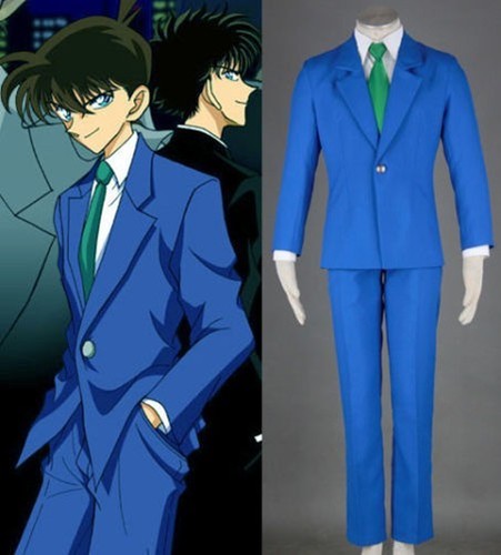 Detective Conan Kudou Shinichi Cosplay costume Kostüm beika school ...
