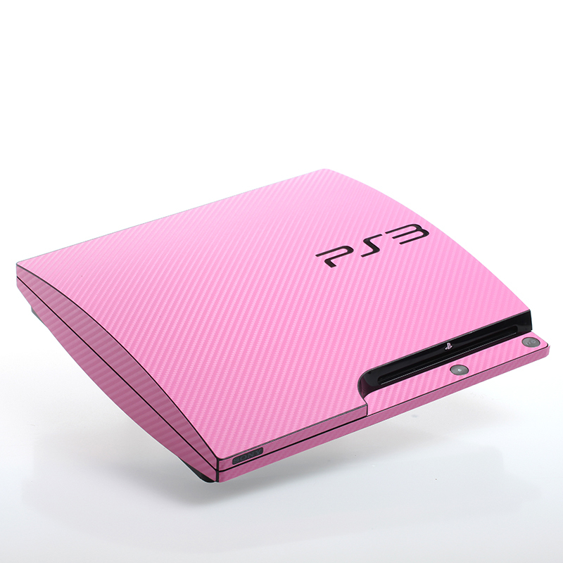 Pink Carbon PS3 slim Textured Skins -Full Body Wrap- decal sticker ...
