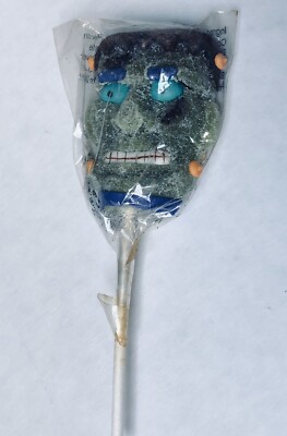 Vintage 2001 Frankford FRANKENSTEIN Jelly Pop Candy container bubble ...