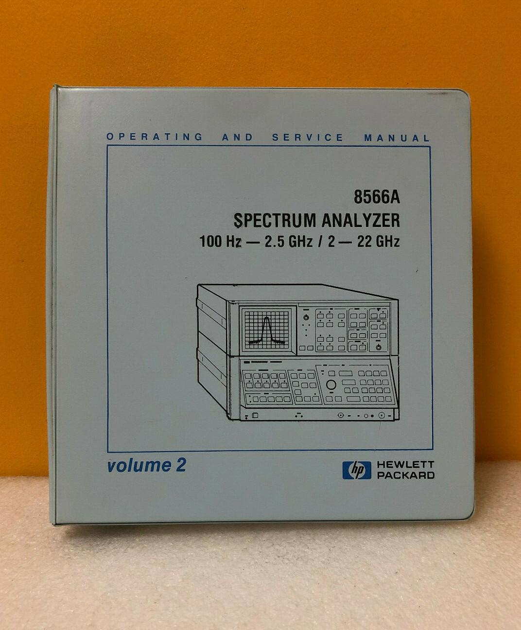 HP 8566A Spectrum Analyzer Operating and Service Manual | eBay