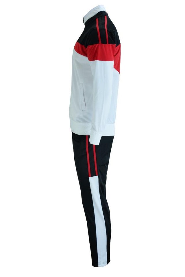 Men's Tracksuit Set Athletic Full Zip Casual Sports Jogging Gym ...