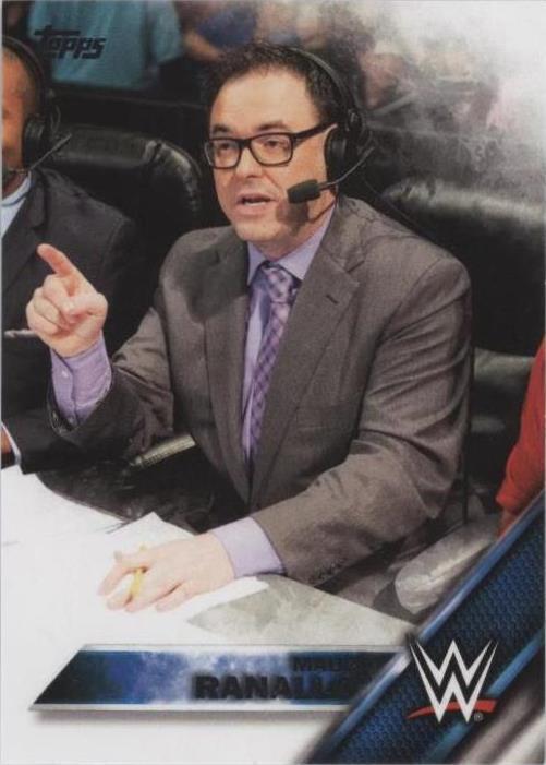 2016 Topps WWE Then Now Forever - Mauro Ranallo #133 (RC) for sale ...