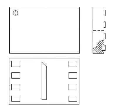 5Pcs IS25LP016D-JULE-TR USON-8 NOR Flash 16Mb QSPI, 8-pin USON 2x3mm ...