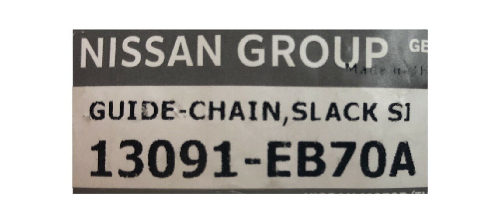 Genuine GUIDE-CHAIN,SLACK SIDE 13091-EB70A GUIDE-CHAIN,SLACK SIDE *FREE ...