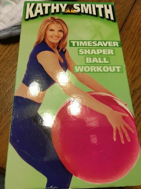 Kathy Smith TIMESAVER SHAPER BALL WORKOUT (VHS 2000 TESTED) Fast Free ...