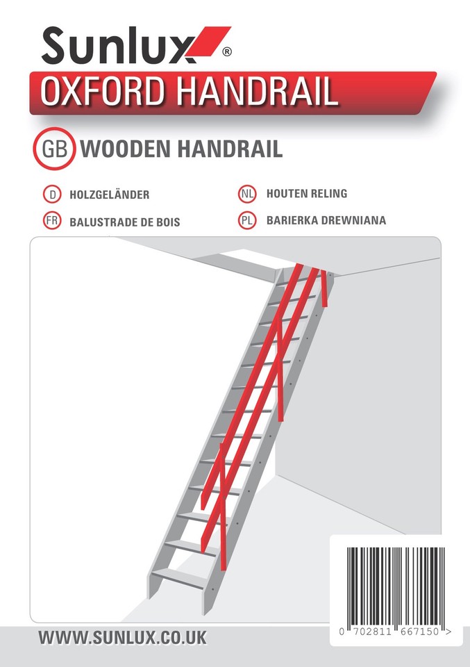 Wooden Staircase Kit Loft Attic Stairs ladder Space Saver 600mm Paddle ...