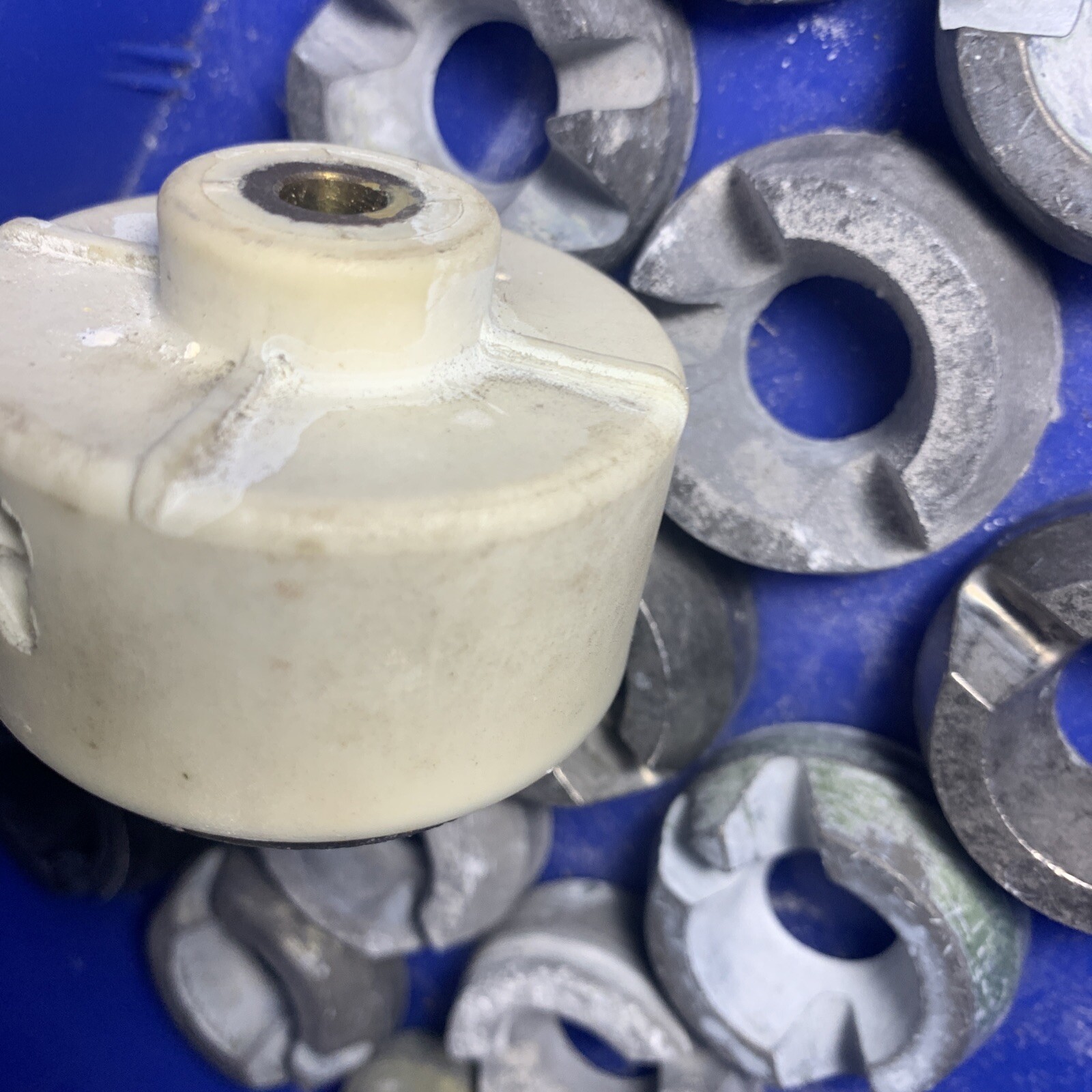 Lot of 55 Pieces) Optical Lens Blocking Chucks, Rings, Parts for ...