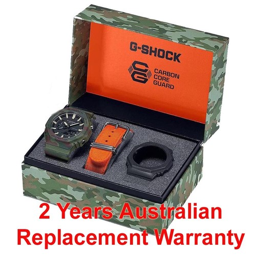 Casio G-Shock Casioak GAE-2100WE-3A Wild Explorer Watch Limited Box Set ...