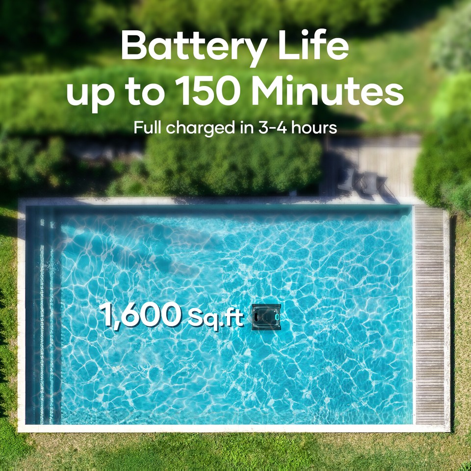 Aiper Scuba S1 Cordless Robotic Pool Cleaner Pool Vacuum for Inground ...