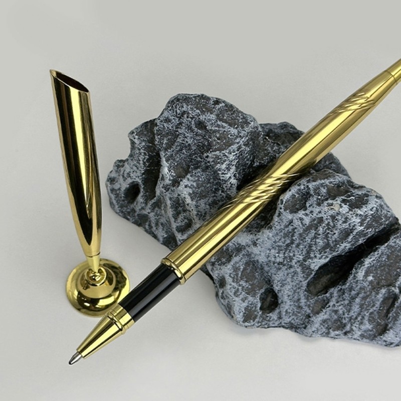 Counter Service Pen with Base Ballpoint Pen Reception Pen for Bank ...