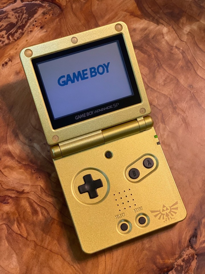 NEW Nintendo Game Boy Advance GBA SP Custom Zelda Triforce System AGS ...
