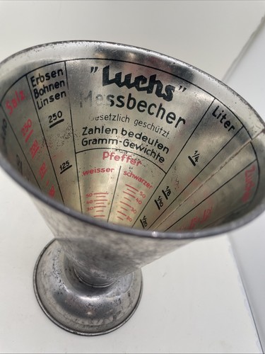 German Measuring Cup Tin ‘Luchs Messbecher’ Vintage 1950s | eBay