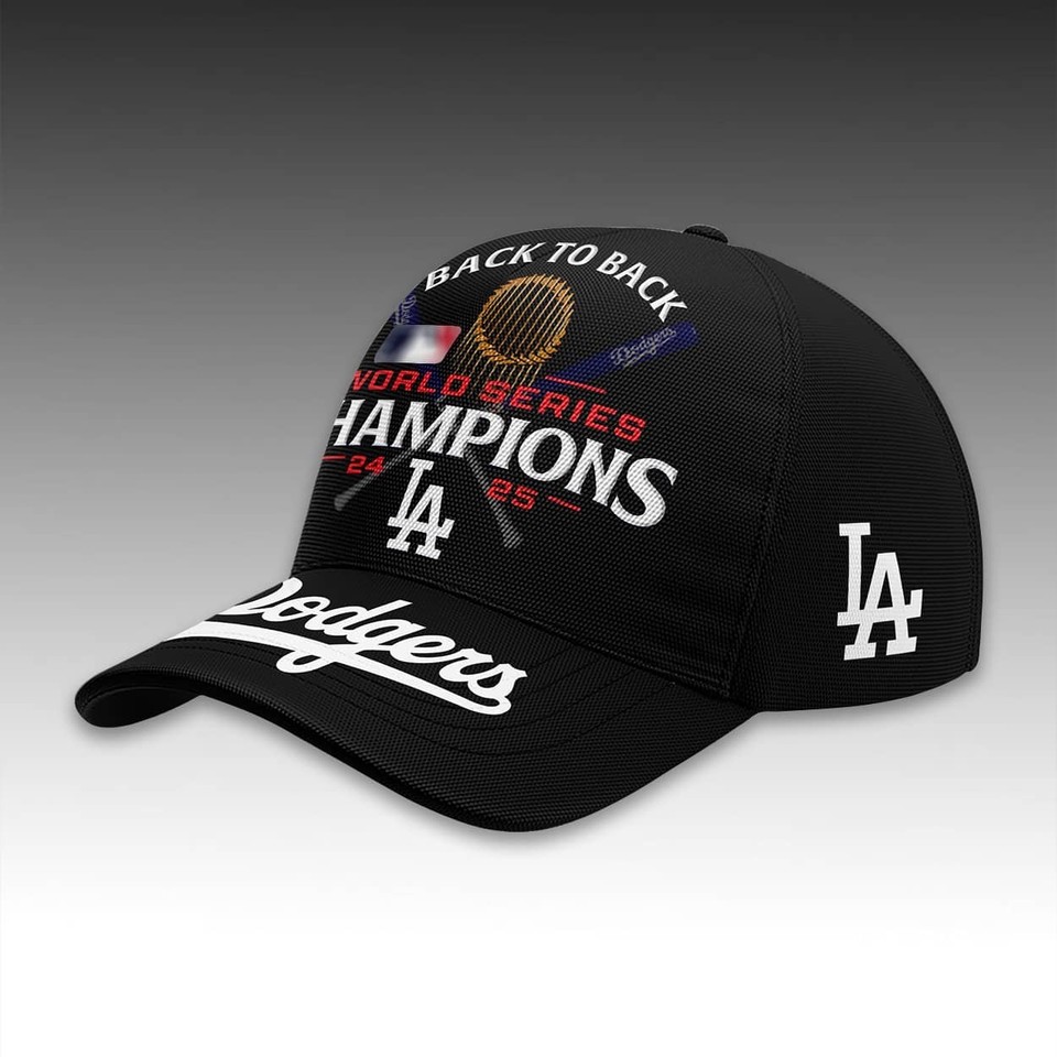 HOT!! LA Dodger Back To Back World Series 2025 (3 color) Cap Hat Gift ...