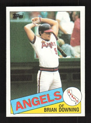 1985 Topps Baseball Brian Downing #374 California Angels | eBay