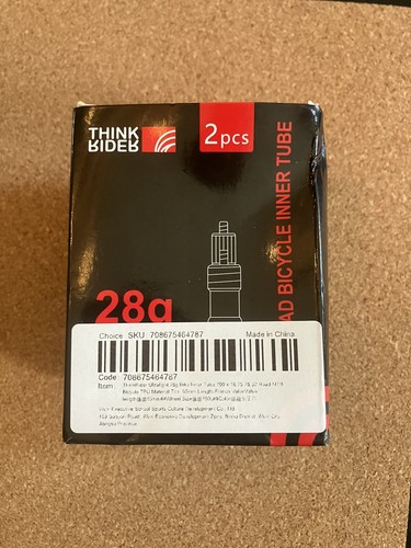 2-Pack ThinkRider TPU Bike Tubes 700C 18-32C Presta 65mm | Free ...