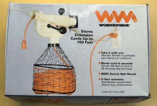 Green Leaf Wonder Winder Extension Cord Winder 150ft 23537709888 | eBay