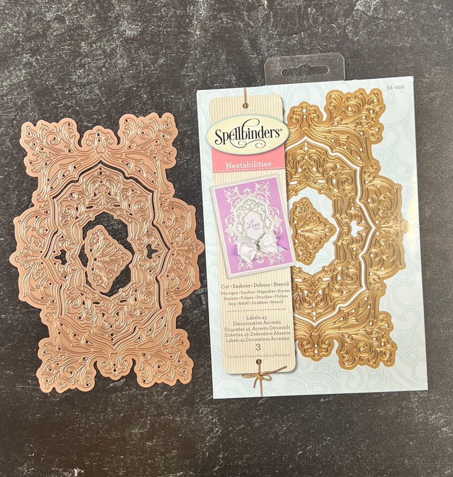 Spellbinders Nestabilities Dies-Gently Used-Metal Dies-Spellbinders ...