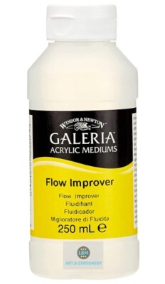 Winsor & Newton Galeria Acrylic Medium Flow Improver 250ml (3040819 ...