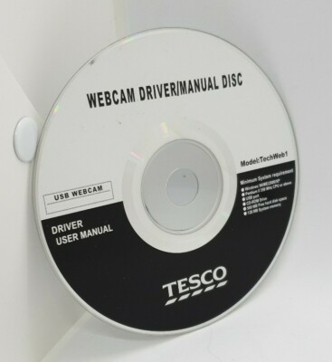 TESCO TechWeb1 USB Webcam Driver & Manual CD Disc,Windows 98,ME,XP DISC ...