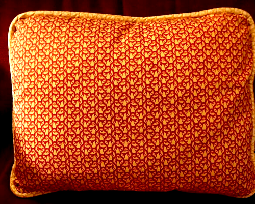 Delightful Custom Designer Pat Freund Brick/gold Monkeys Pttn ...