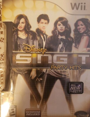 Wii Disney Sing It Party Hits Video Game Brand New Sealed | eBay