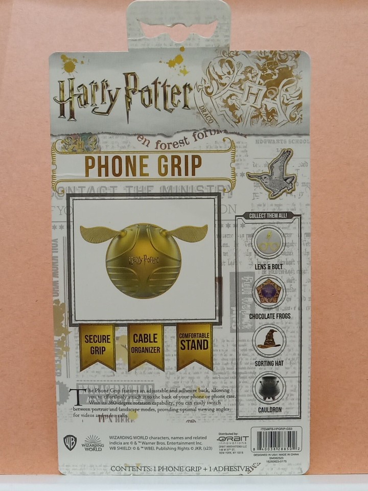 Harry Potter Golden Snitch Phone Grip Stand Cable Organizer Rare ...
