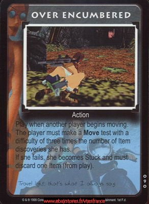 Tomb Raider Ccg - Over Encumbered #090 / Base Set | eBay