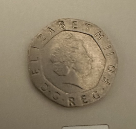 2008 Undated 20p Error Mule ⭐️Rare Undated Error Nice Circulated Coin ...