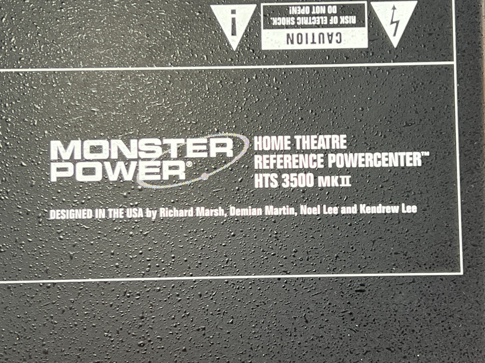 Monster Power HTS 3500 MKII Reference PowerCenter Home Theatre Surge ...