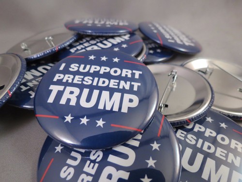 WHOLESALE LOT OF 12 I SUPPORT PRESIDENT TRUMP BUTTONS 2020 RE-ELECT USA ...