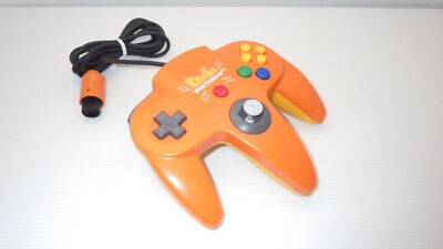 Official Nintendo 64 / N64 Controller " Pikachu Orange " TESTED / 17126 ...