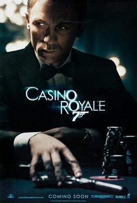 2006 Casino Royale Movie Poster 11X17 007 James Bond Daniel Craig ...