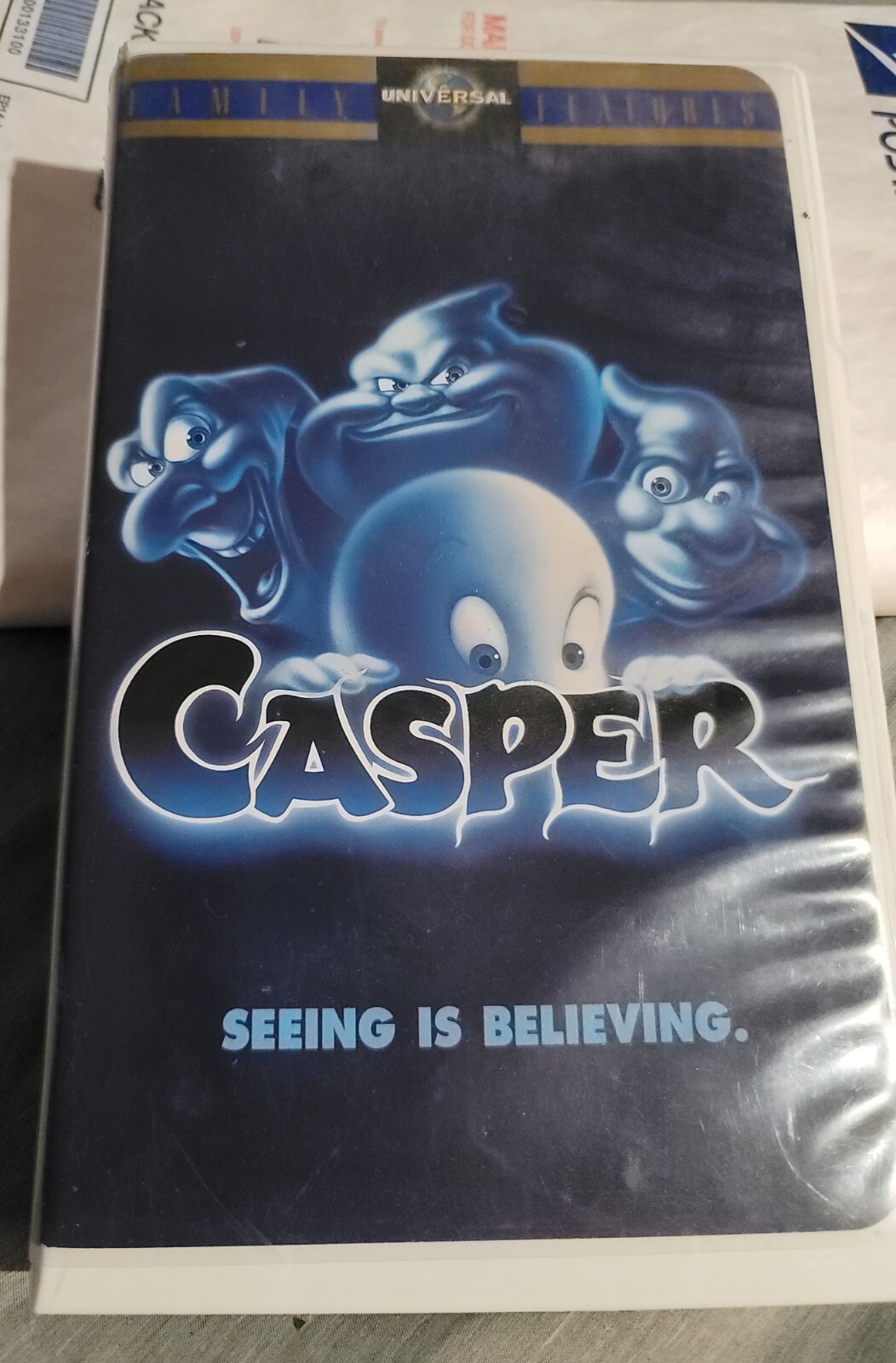 Casper (VHS, 1997, Clamshell) Universal Family Feature Christina Ricci ...