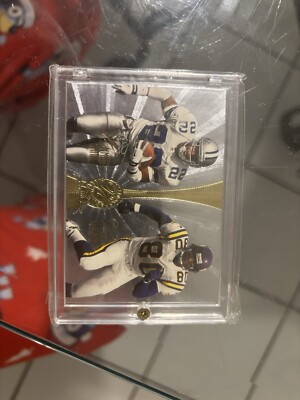 1998 Playoff Contenders Platinum Quads Emmitt Smith Chris Carter Junior ...