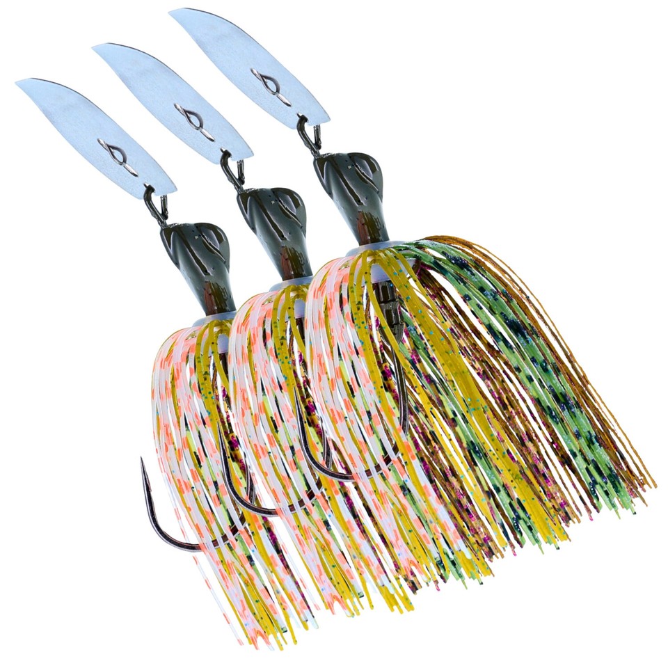 Reaction Tackle Lead Breaker Jigs 3-Pack Fishing Jigs for Freshwater ...