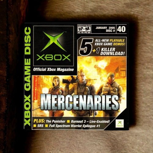 Official Xbox Magazine Game Disc 40 January 2005 Mercenaries | eBay
