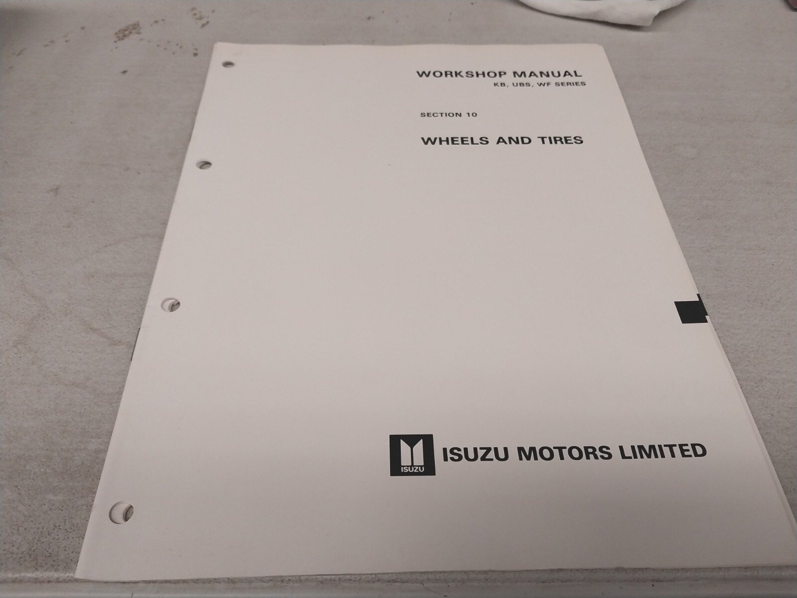 HOLDEN KB , WF, UBS JACKAROO Wheels & Tyres Workshop Manual | eBay