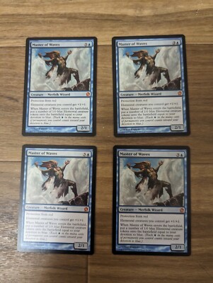 Master of Waves Theros 4 mtg LP/NM | eBay
