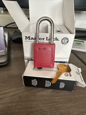 Master Lock 410RED Lockout Padlock ** 6 Pack ** 71649078927| eBay
