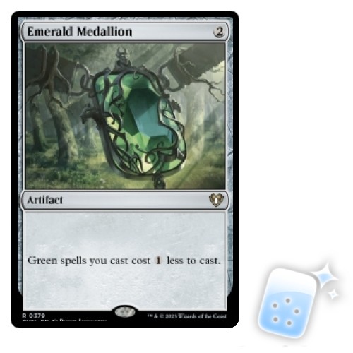EMERALD MEDALLION Commander Masters Magic MTG MINT CARD | eBay