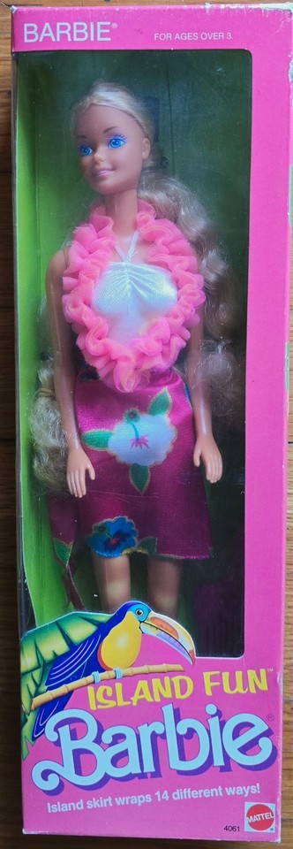 Island Fun Barbie 1987 #4061 New in Box Vintage | eBay