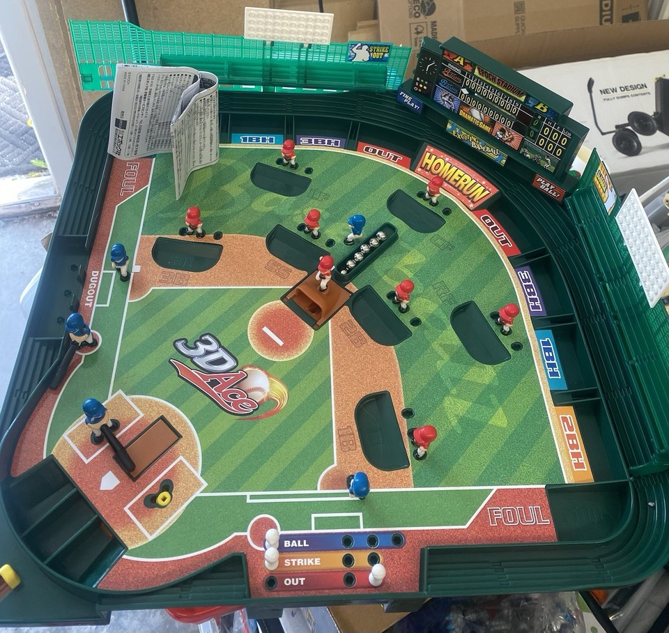 Epoch 3D Ace Baseball Board Game! Complete! Japan | eBay