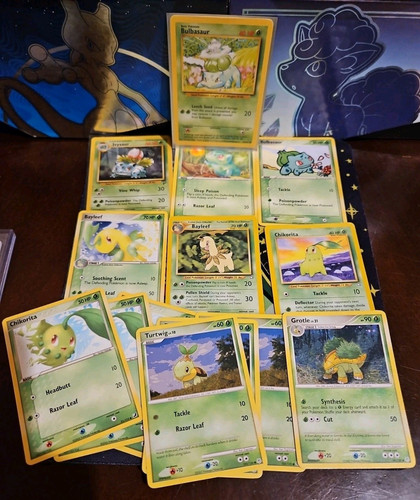 *READ* VENUSAUR EX Fire Red & MEGANIUM EX & Other Grass Starters Lot LP ...