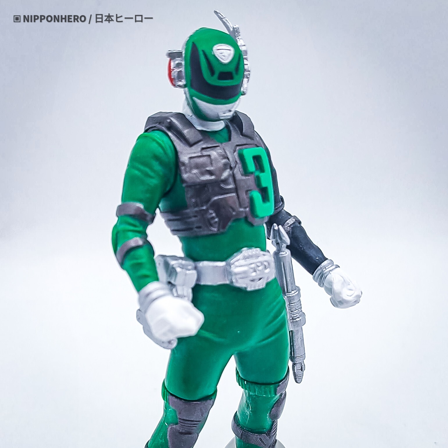 Super Sentai Dekaranger DEKA GREEN SWAT MODE HG Figure 3.5" Power ...