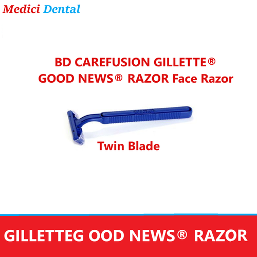 BD CAREFUSION GILLETTE GOOD NEWS® RAZOR Face Razor, Twin Blade, Choose ...