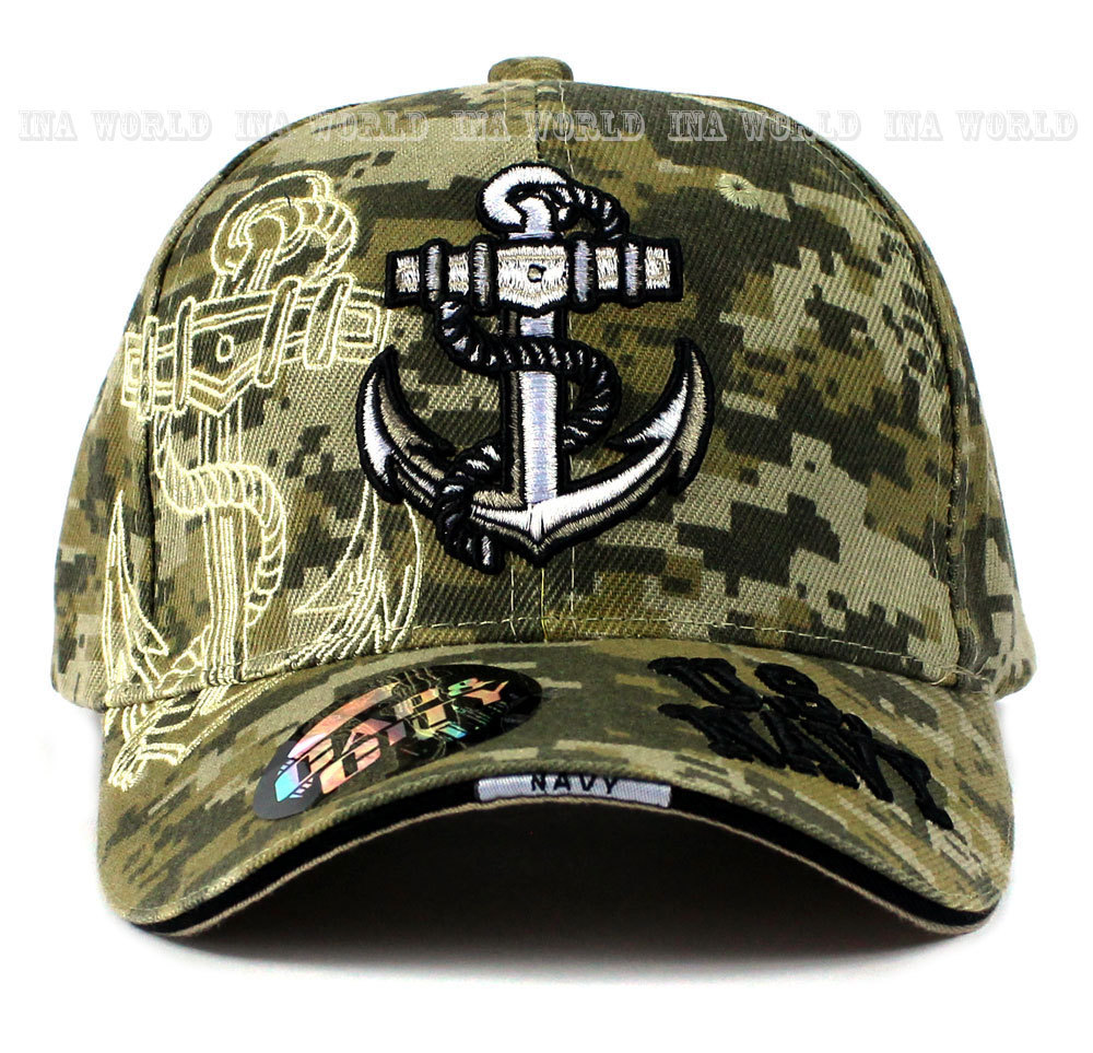 U.S. NAVY Hat Military NAVY Official Licensed Baseball Cap- Digital ...