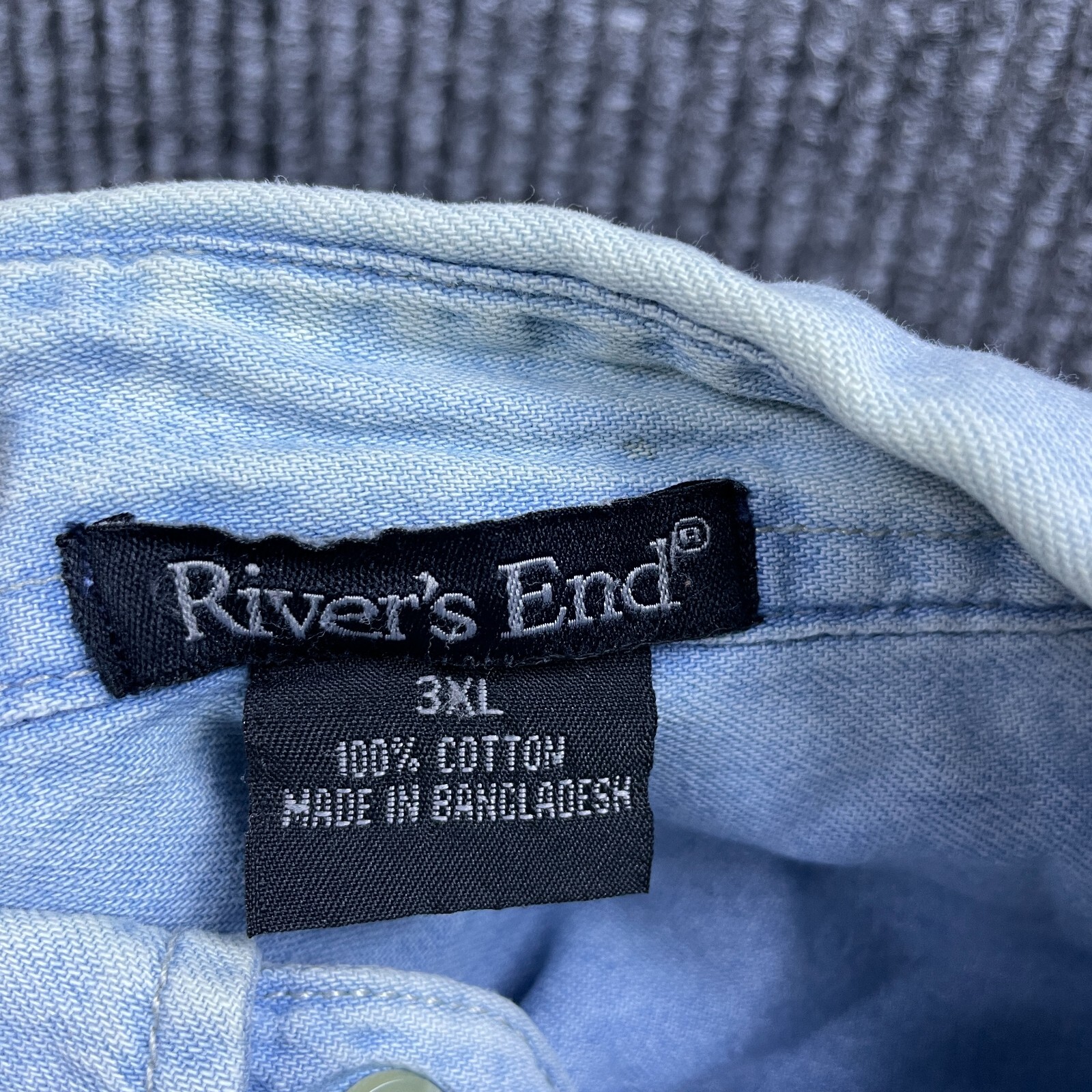 Rivers End Harley Davidson Owners Group Mens 3XL Deni… - Gem