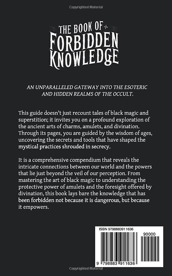 The Book of Forbidden Knowledge: The Complete Occult Books of Black ...