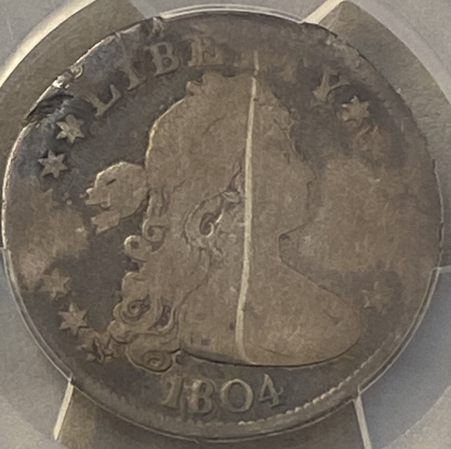 1804 DRAPED BUST QUARTER PCGS G DETAIL DAMAGE FREE SHIPPING | eBay